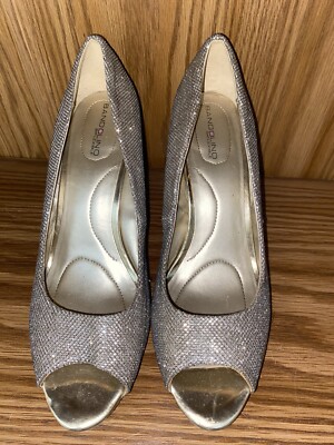 Bandolino B-Flexible Pump Heels Gold Sparkle Size 10 | eBay