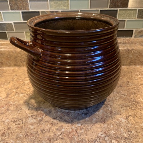 Crate & Barrel Brunswick Brown Soup/Bean Pot | eBay