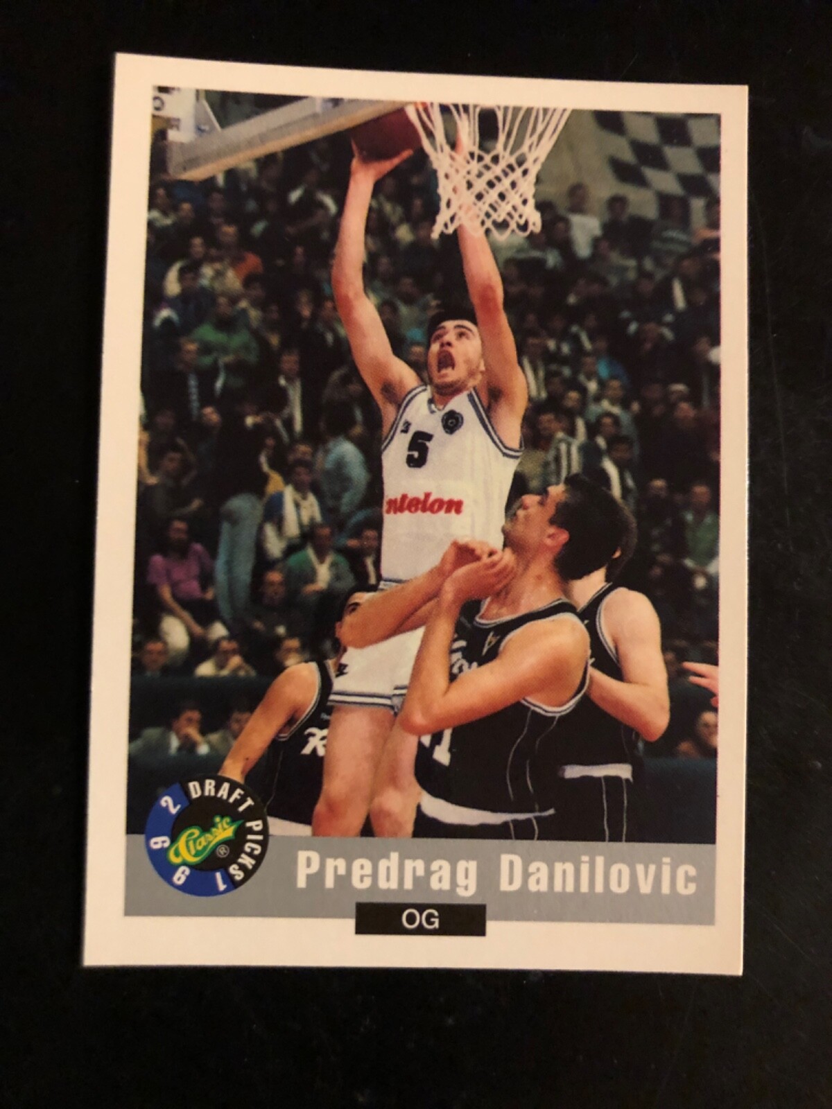 1992 Classic Draft Picks Predrag Danilovic Rookie Basketball Card #93 ...