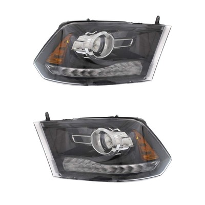 PAIR OF HEADLIGHTS FITS RAM 1500 CLASSIC SLT 2019 2020 2021 2022 BY ...