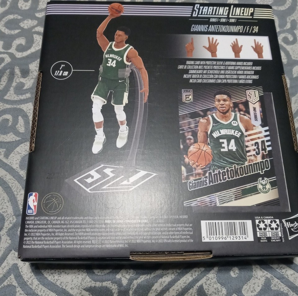 Starting Lineup NBA Series 1 Giannis Antetokounmpo Bucks 6-Inch Action ...
