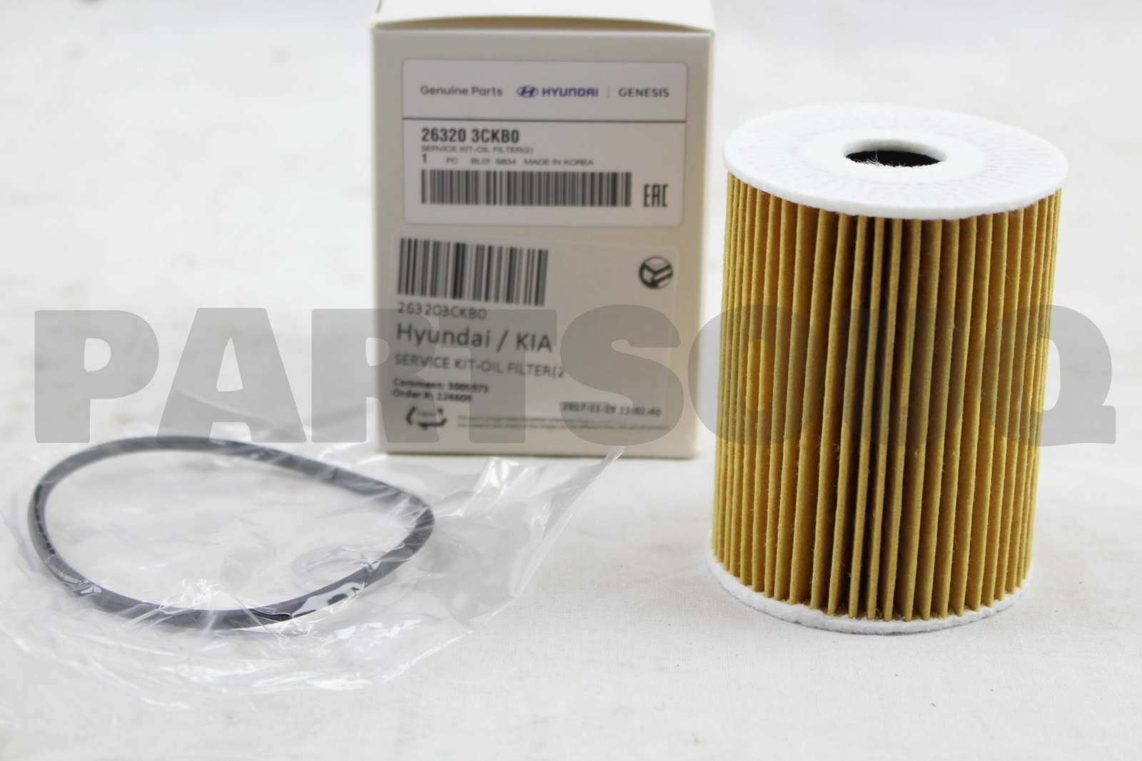 263203CKB0 Genuine Hyundai / KIA SERVICE KIT-OIL FILTER(2) | eBay