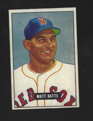 1951 BOWMAN MATT BATES # 129 NEAR MINT | eBay