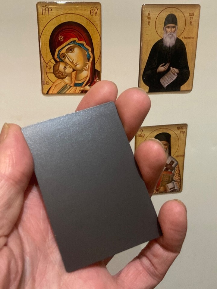 St Nektarios Fridge Magnet Greek Orthodox Byzantine Icon | eBay UK