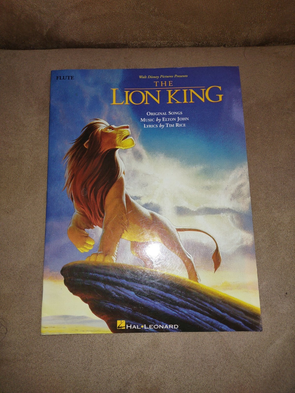 Walt Disney The Lion King Flute Sheet Music Song Book | eBay