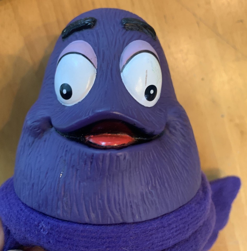 Vintage 1993 McDonald's Grimace Hand Puppet Purple - KIDS - COLLECTIBLE ...