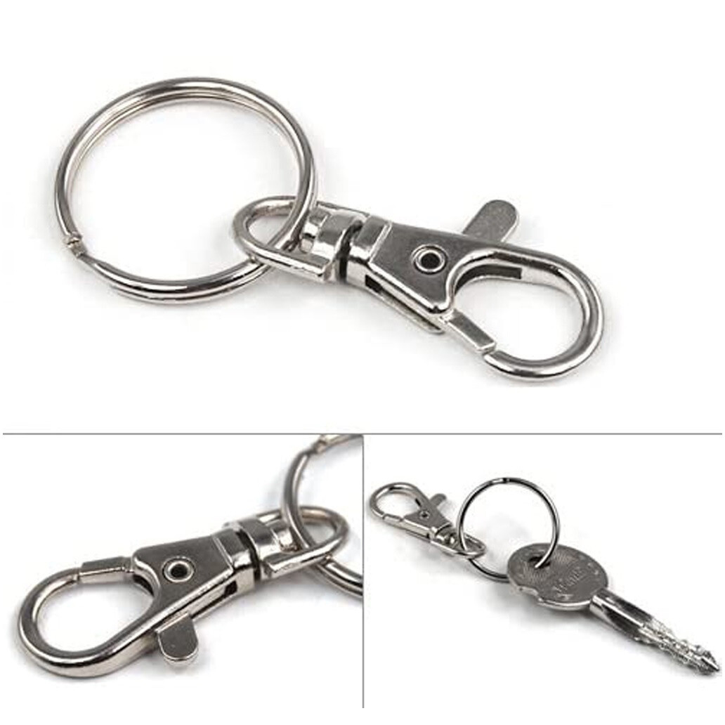 Metal Belt Clip Hook Hipster Keychain Keyring Key fob Wallet Holder ...