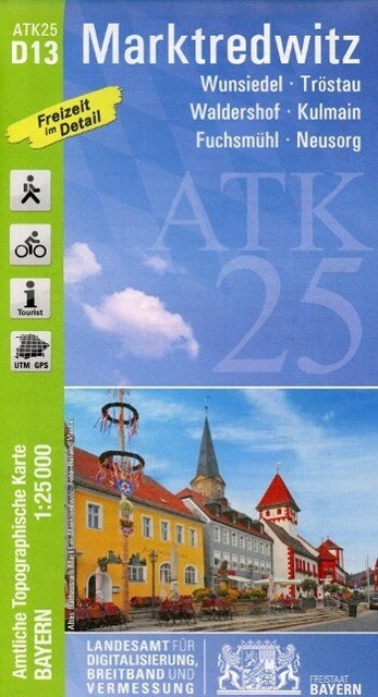 Marktredwitz 1 : 25 000 (2015, Sheet Map) for sale online | eBay