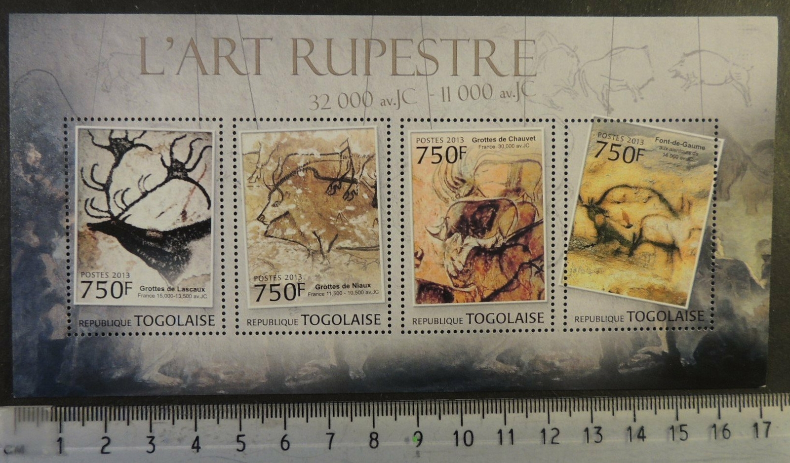 Togo 2013 ancient cave drawings paintings art m/sheet mnh | eBay