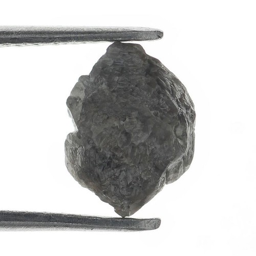 Grey 1.51 Carat 8.22x6.34x4.14MM Natural Loose Rough Diamond | eBay