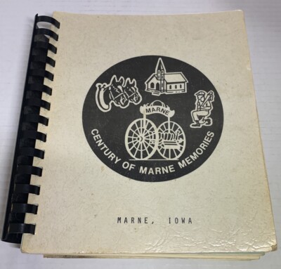 MARNE IOWA CENTENNIAL 1975 COOK BOOK LOCAL RECIPES ((DAMAGED)) | eBay