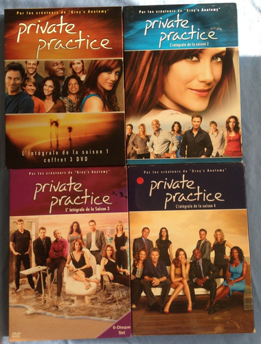COFFRET DVD SERIE TV - PRIVATE PRACTICE - SAISONS 1 a 4 - no GREY'S ...