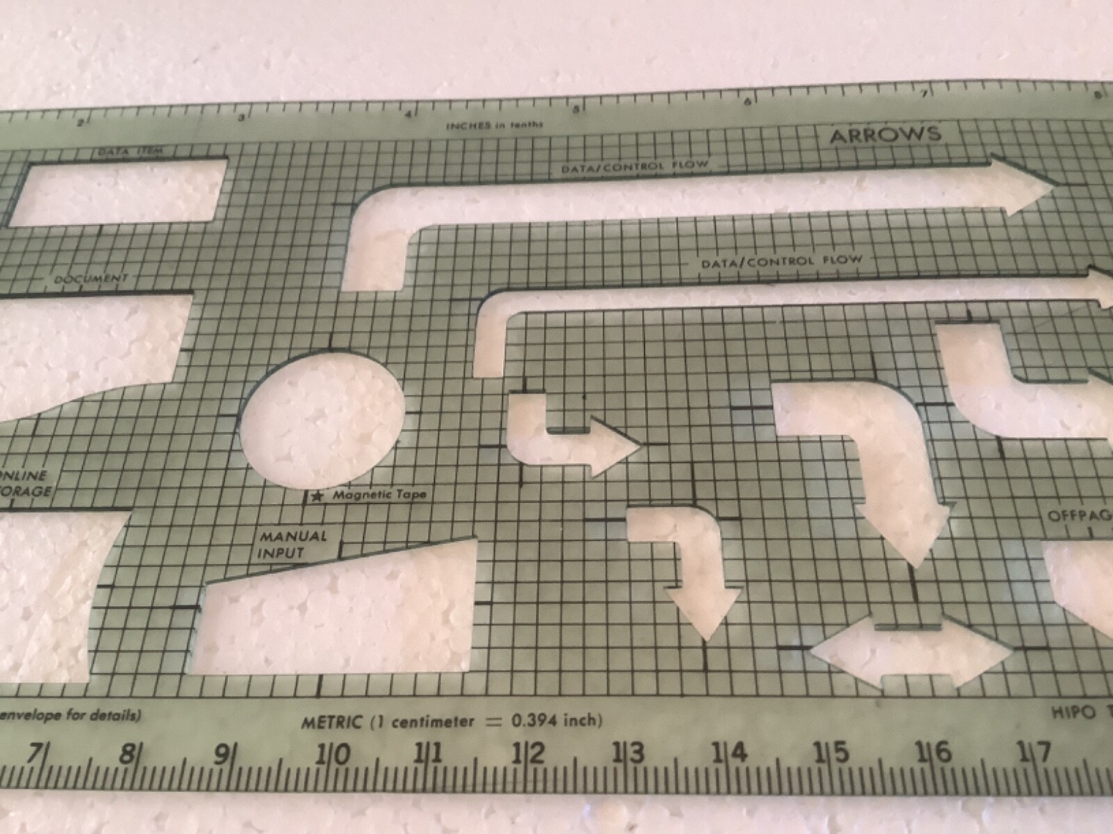 VINTAGE IBM HIPO Flowchart Template GX20-1971-0 ~ SHIPS FREE | eBay