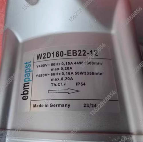 1PC New Siemens 1PH Spindle Motor Cooling Fan W2D160-EB22-12 Expedited Shipping | eBay