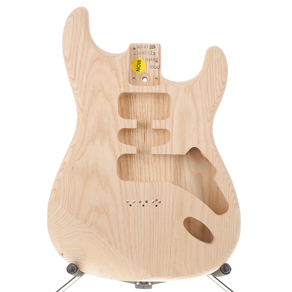 Stratocaster Body Unfinished Ash CNC Rough Cut Strat Body 3lb 11oz | eBay