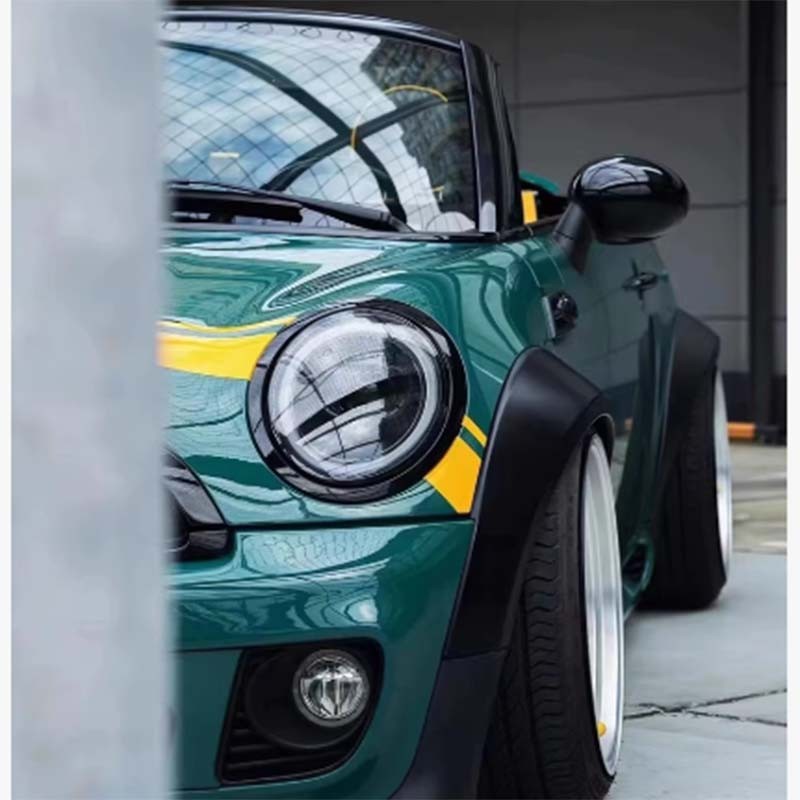 Unpainted Fender Flares Wheel Arches Wide Body Kit replace for Mini R56 ...