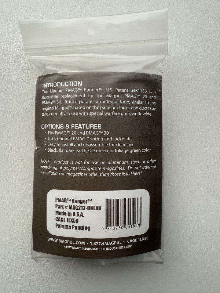 Pmag Floorplate Replacement Magpul 3-in-1 | eBay