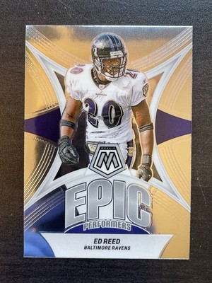 2024 Panini Mosaic Epic Performers - Ed Reed #EP-ER Baltimore Ravens | eBay