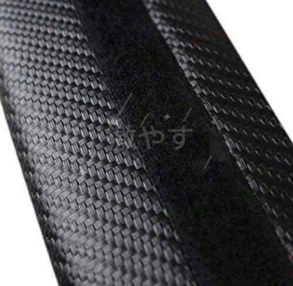 2pcs LEXUS Logo Style Carbon Seat Belt Pads Shoulder Covers – Black ...