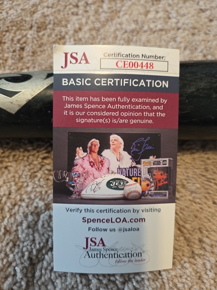 Nick Kurtz Autographed Bat | eBay