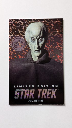 Dave & Buster's Star Trek ALIENS BALOK Limited Edition Card | eBay