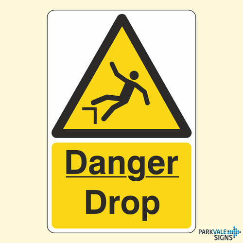 Danger Drop Sign | eBay