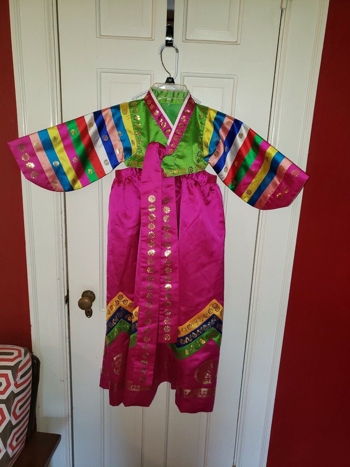 Custom made, Asian- Inspired Costume Size Child Large - Gem