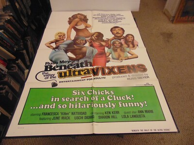 BENEATH THE VALLEY OF THE ULTRA VIXENS 1979 RUSS MEYER ORIG 1-SHEET ...