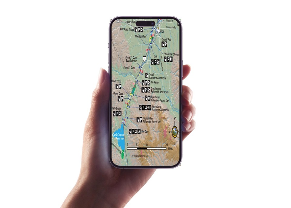 Beaverhead and Ruby Rivers, Montana GPS Fishing Maps | eBay