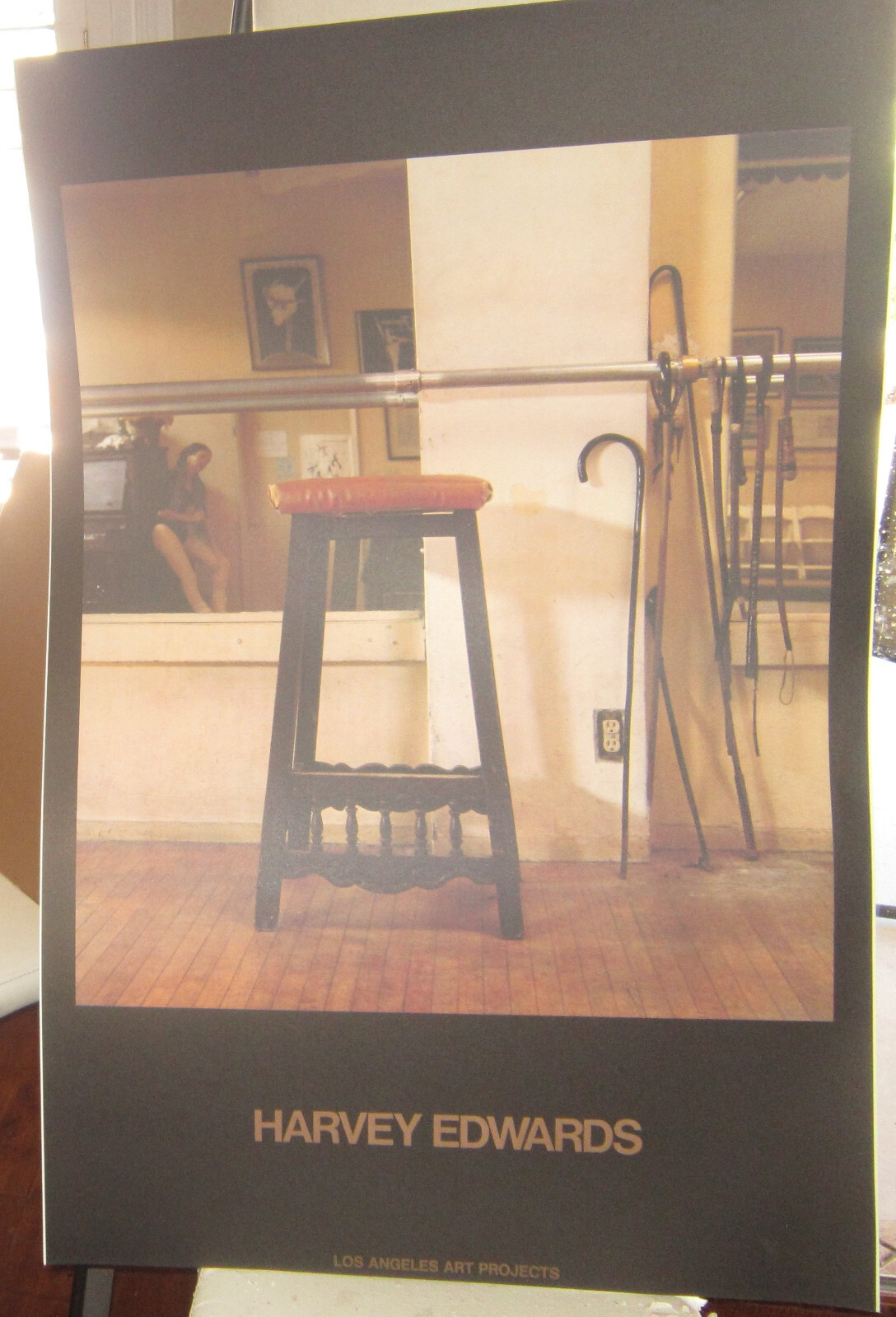 Harvey Edwards - rare 1980s lithograph poster Los Angeles Art Project ...