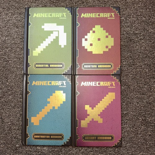 Lot 4:MINECRAFT Handbook Essential Construction Redstone & Combat ...