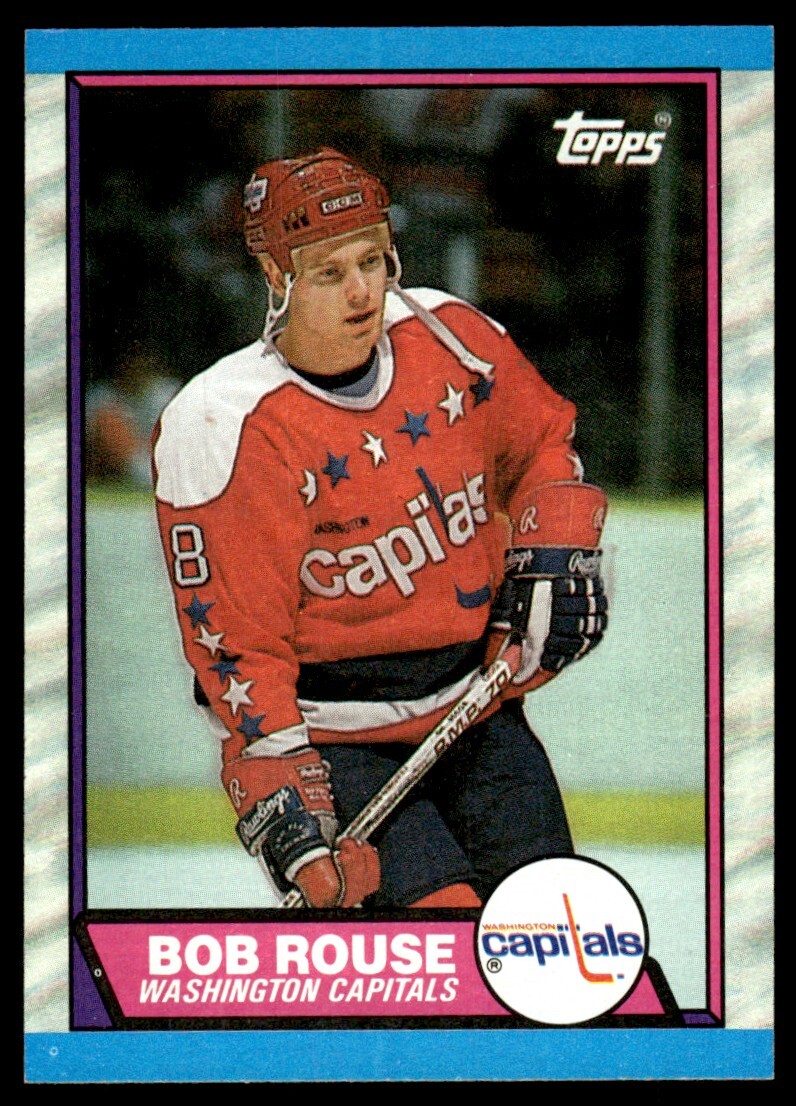 1989-90 Topps #26 Bob Rouse Rookie Washington Capitals | eBay