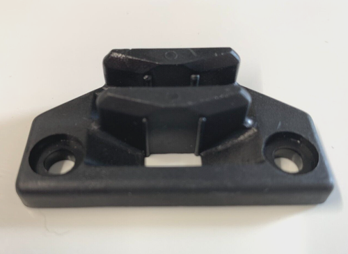 Wide Polyplastic Window Catch Plate Black Plastic Caravan Motorhome ...