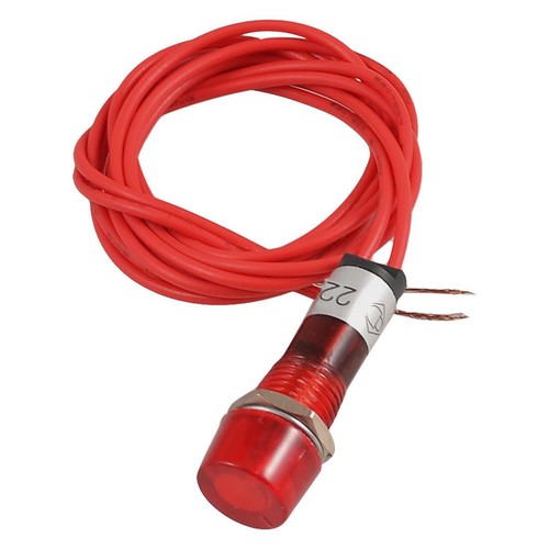 Warning Light-Neon Indicator Pilot Signal Lamp Red Light AC 220 - 240V ...