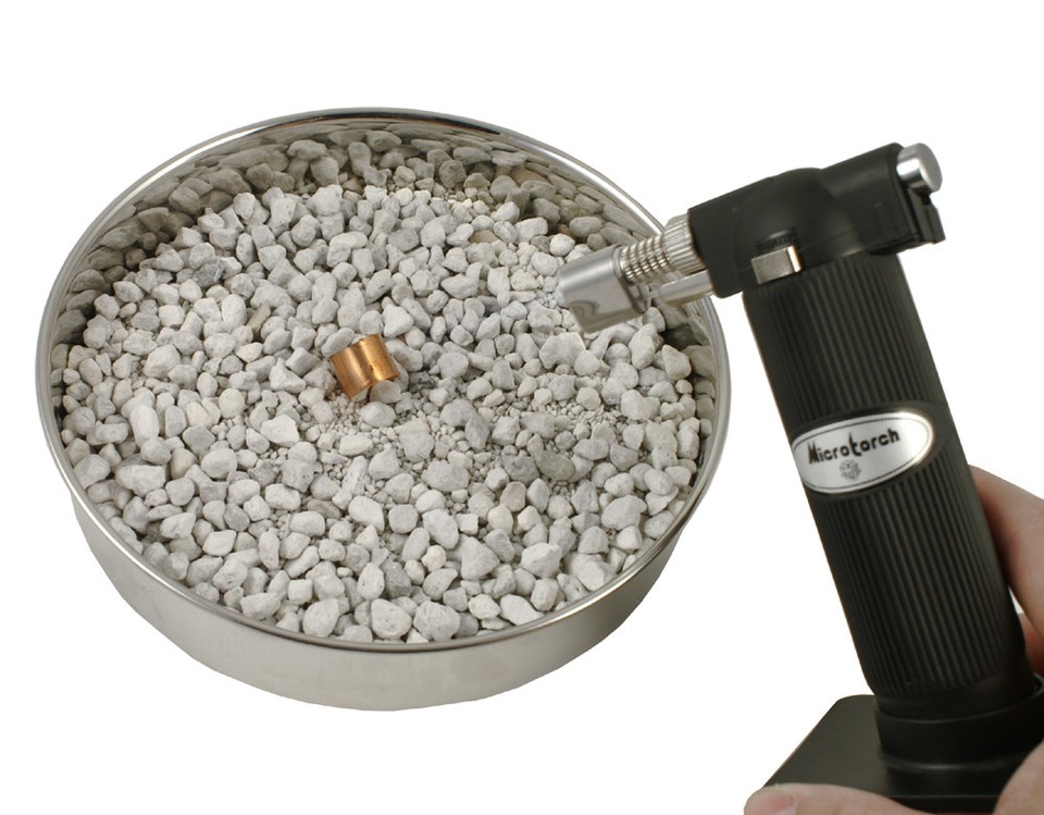 Rotating Annealing Pan 7" with 1.5 lb Pumice - SFC Tools - 54-320 | eBay