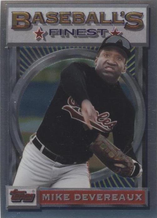 1993 Topps Finest - Baseball's Finest Mike Devereaux #74 for sale ...