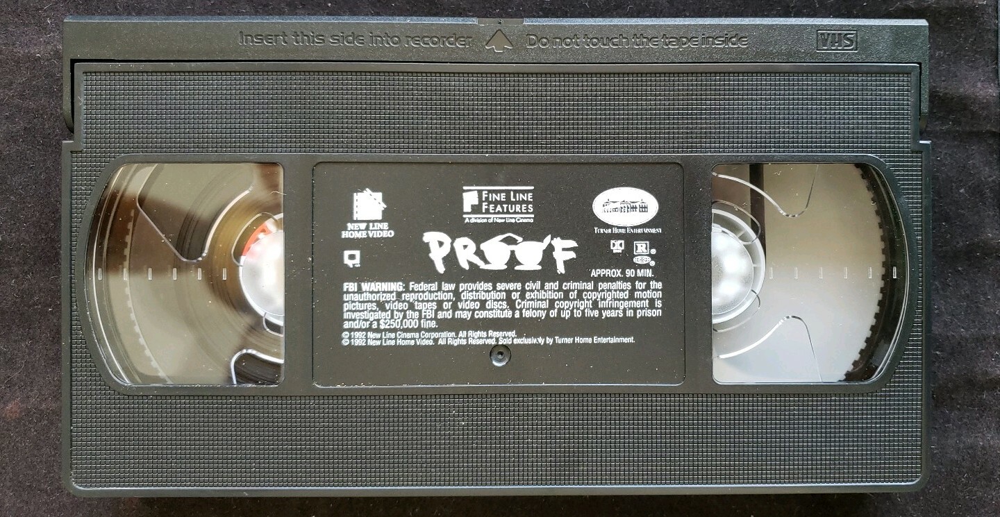 Proof (VHS 1992) Hugo Weaving Genevieve Picot Russell Crowe Rare 100% ...