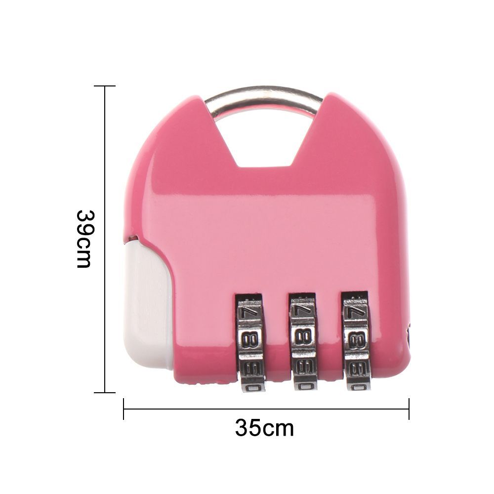 Code Luggage Travel Suitcase Password Lock Padlock Security Tool 3 ...