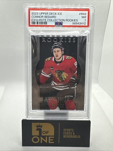 2023-24 Upper Deck Ice - Exquisite Collection Rookies Connor Bedard # ...