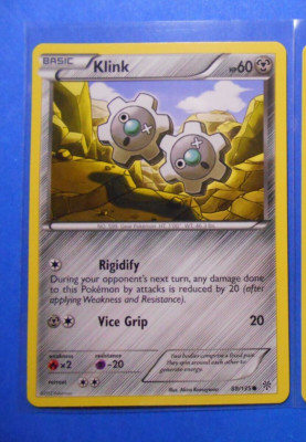 Klink 88/135 Pokemon card BW Plasma Storm common NM | eBay