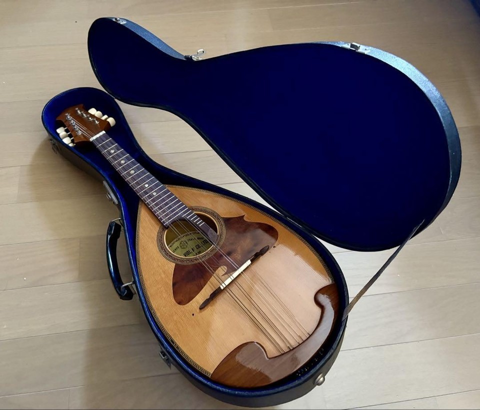 Suzuki Mandolin No.228 Vintage 1969 Japan Made with Hard Case Excellent ...