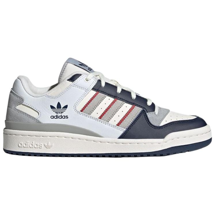 Adidas Originals FORUM CL Low Top Skateboard Shoes Men's White Gray ...