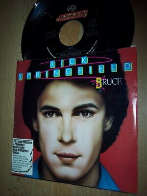NM 1984 Rick Springfield Bruce / Guenevere 7" 45RPM w/pic slv | eBay