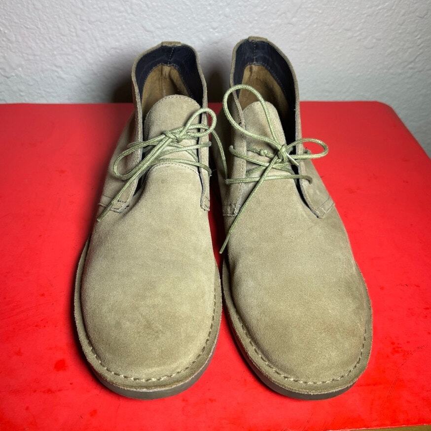 J. Crew Suede Gray Preppy 1990 MacAlister boots in suede Shoes chukkan ...