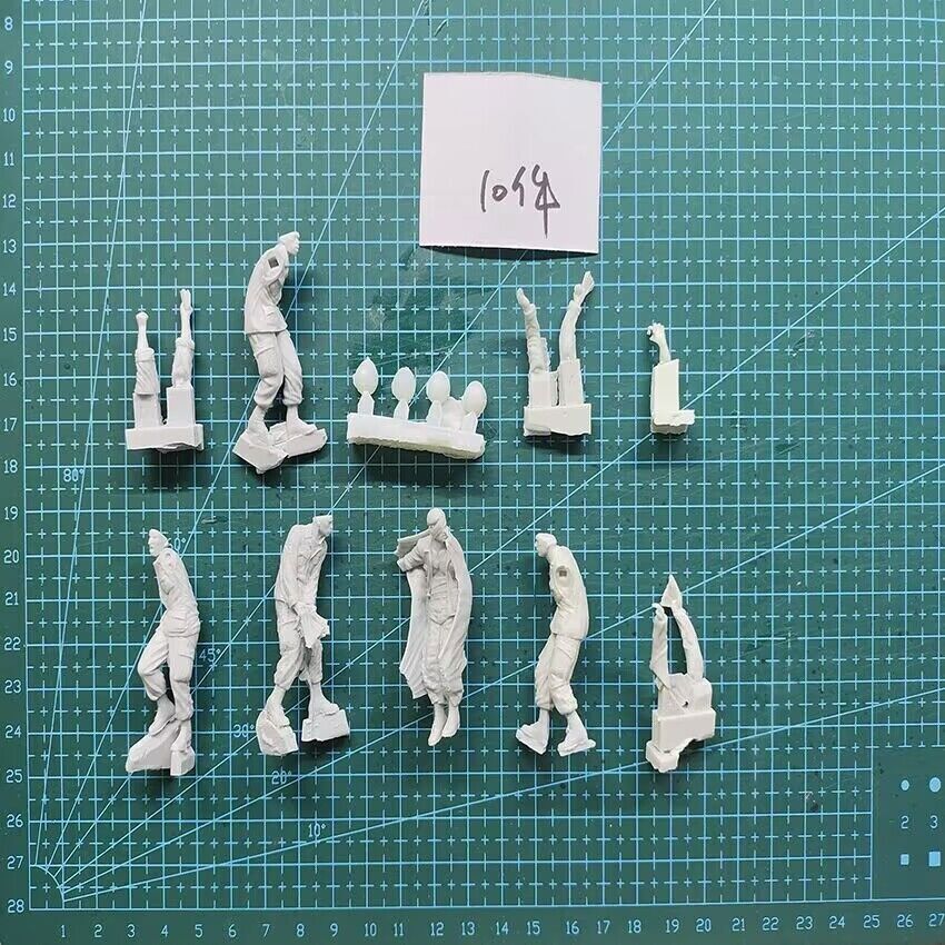 Unpainted 1/35 Scale Resin Figures Us Medic Team Soldiers Scene Kit ...