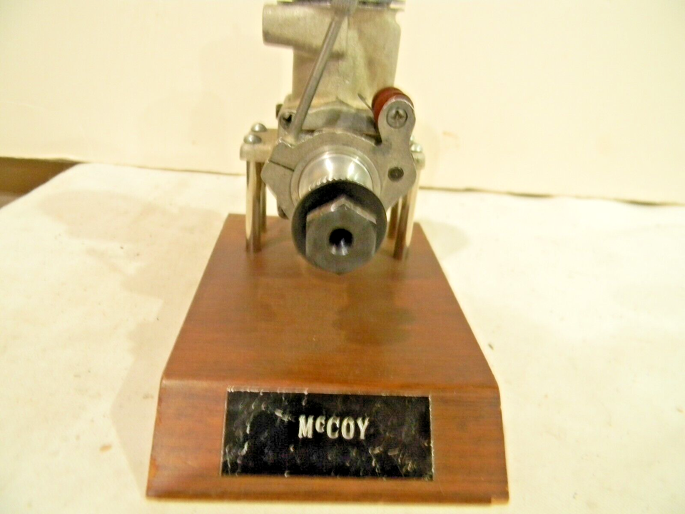 RARE 1958 McCOY 60 RED HEAD SPARK PLUG ENGINE TETHER CAR AIRPLANE STORE ...