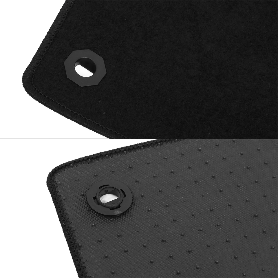 Fits 23-24 Toyota Prius Prime Black Car Floor Mats Carpet Nylon Front ...