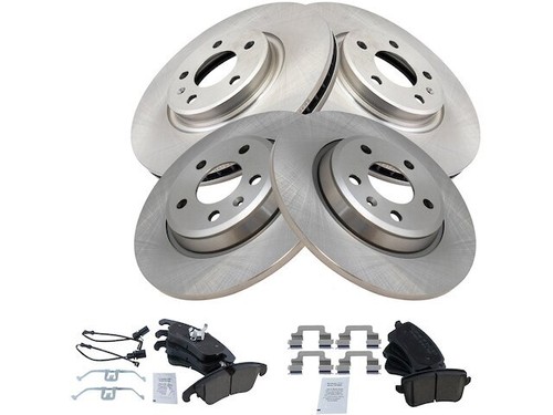 Front and Rear Brake Pad and Rotor Kit For Audi Q5 A4 A5 Quattro ...