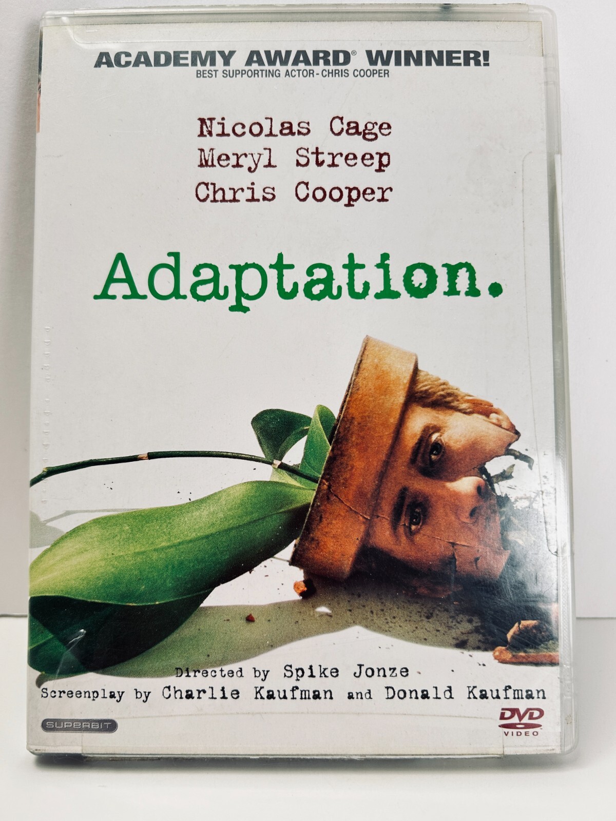 Adaptation movie DVD Nicolas Cage Meryl Streep Chris Cooper NIP ...