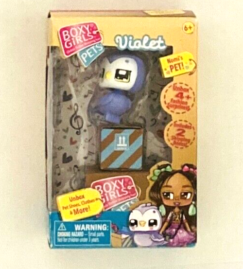 NIB Boxy Girls Pets Violet The Bird Toy Nomi's Pet | eBay